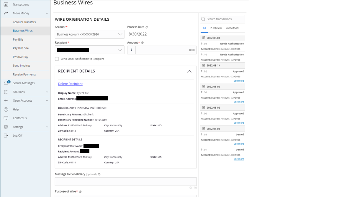 How do I send a business wire? – nbkc bank