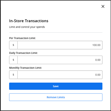 How do I set transaction, location, and merchant controls? – nbkc bank